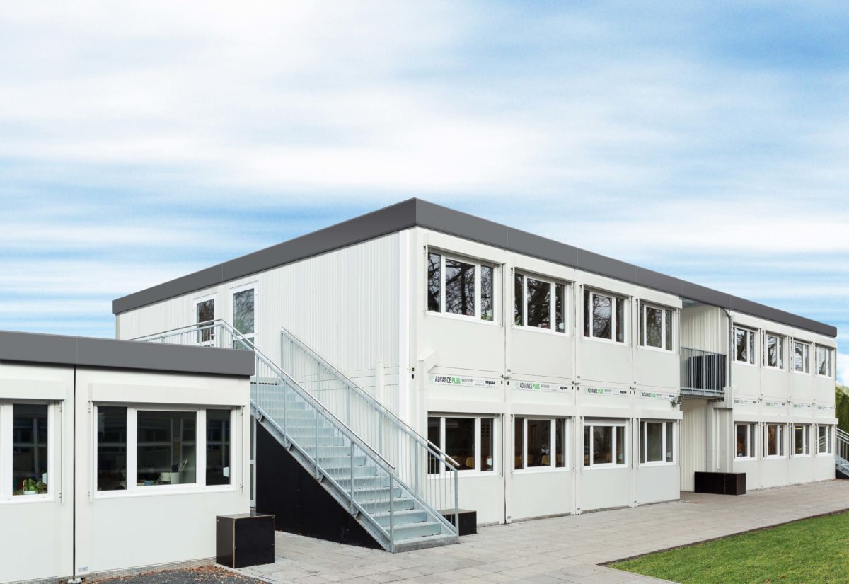 Container sichern Unterricht – KBD Kommunaler Beschaffungs-Dienst